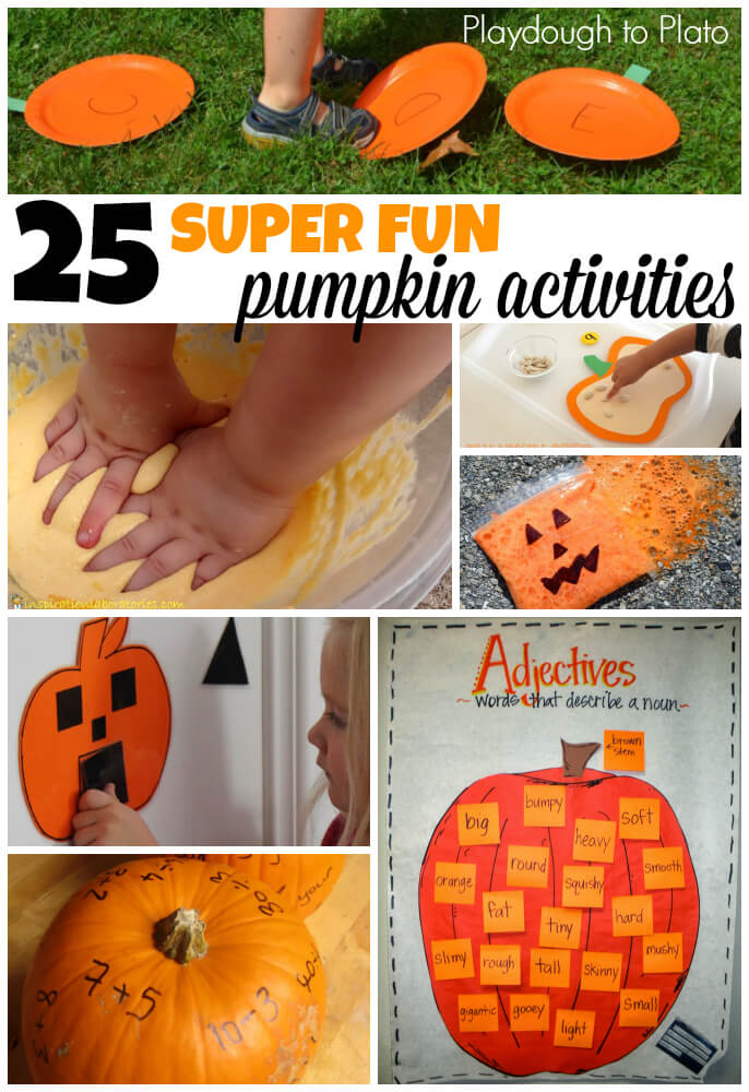 25 Super Fun Pumpkin Activities For Kids Playdough To Plato 25 Super Fun Pumpkin Activities For Kids Playdough To Plato