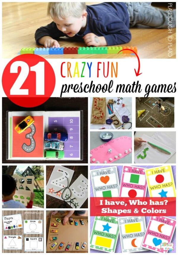 21 Preschool Math Games - Playdough To Plato