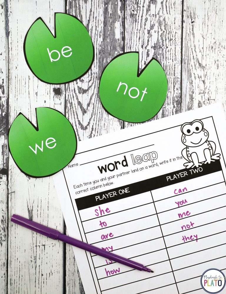 32 EDITABLE Sight Word Games - Playdough To Plato