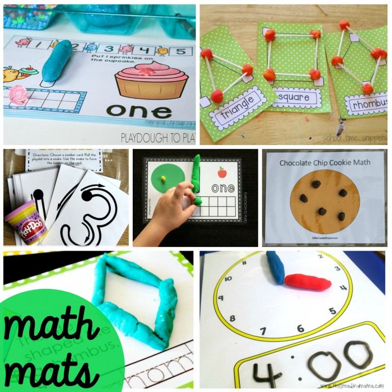 100 Free Playdough Mats - Playdough To Plato