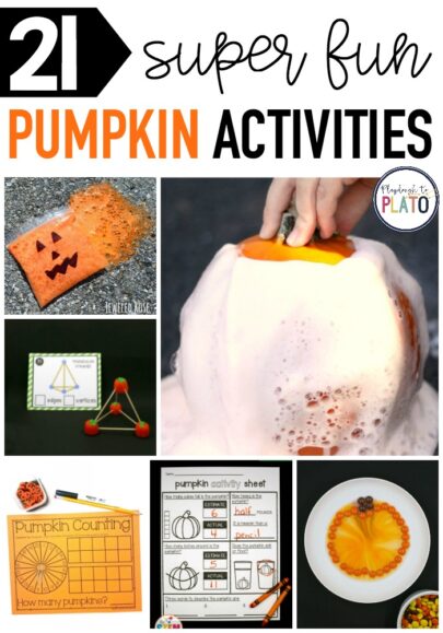 21 Super Fun Pumpkin Activities for Kids - Playdough To Plato
