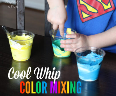 Color Mixing with Playdough - Playdough To Plato