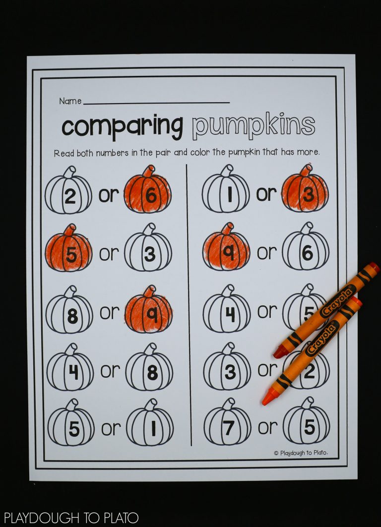 Pumpkin Activity Packet - Playdough To Plato