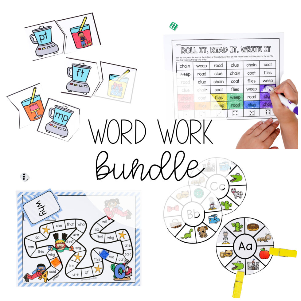 Word Work Bundle - Playdough To Plato