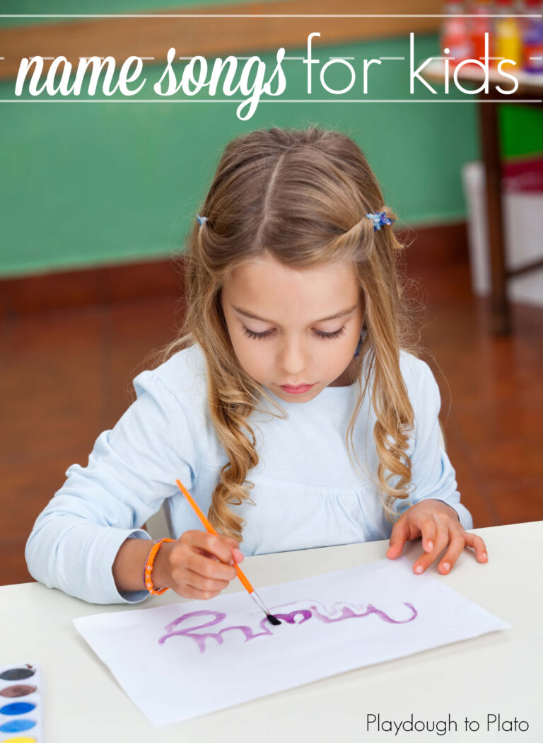 Name Games for Kids - Playdough To Plato Name Games for Kids