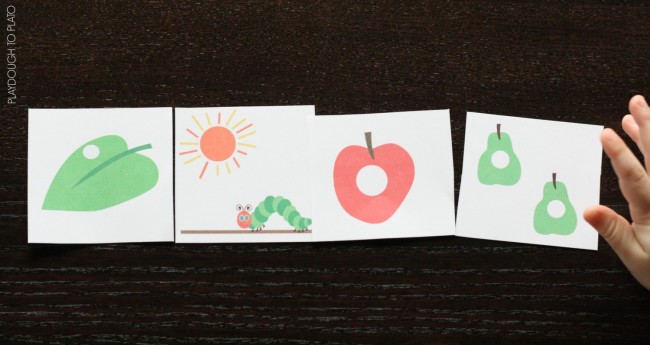 The Very Hungry Caterpillar Memory Game - Playdough To Plato