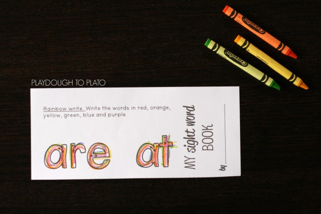 NO PREP Sight Word Activity Books - Set #2 - Playdough To Plato