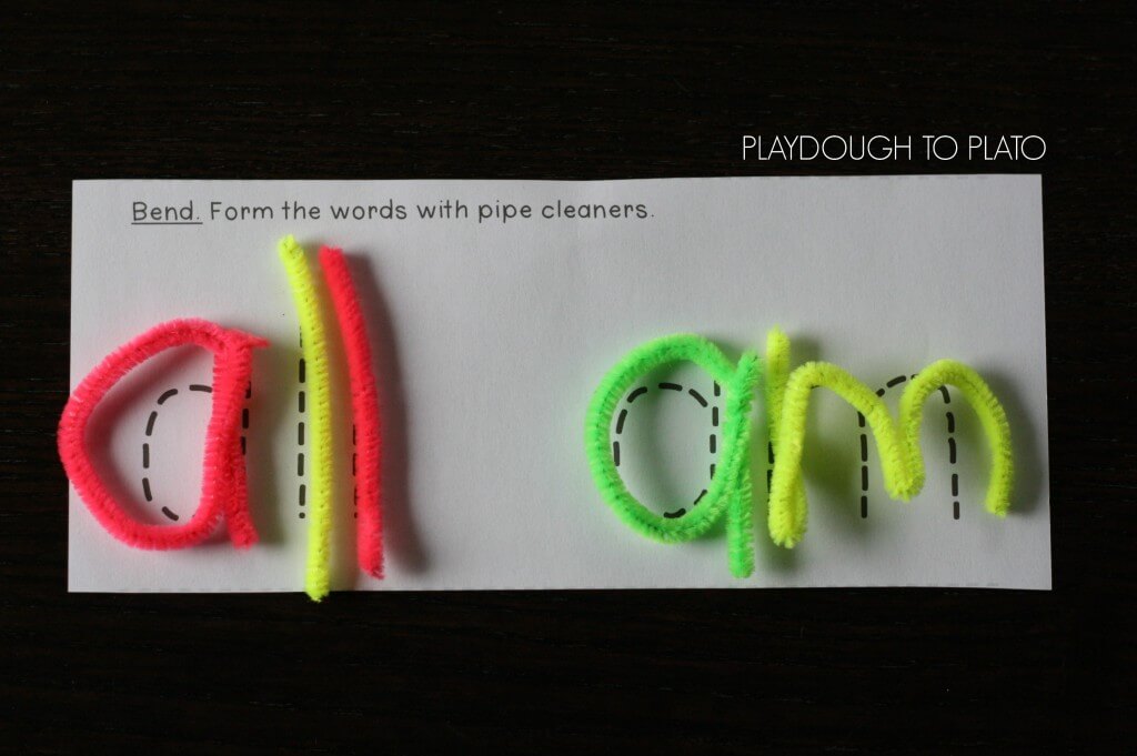 Pipe Cleaner Spelling