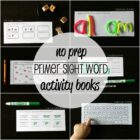 NO PREP Sight Word Activity Books - Set #2 - Playdough To Plato
