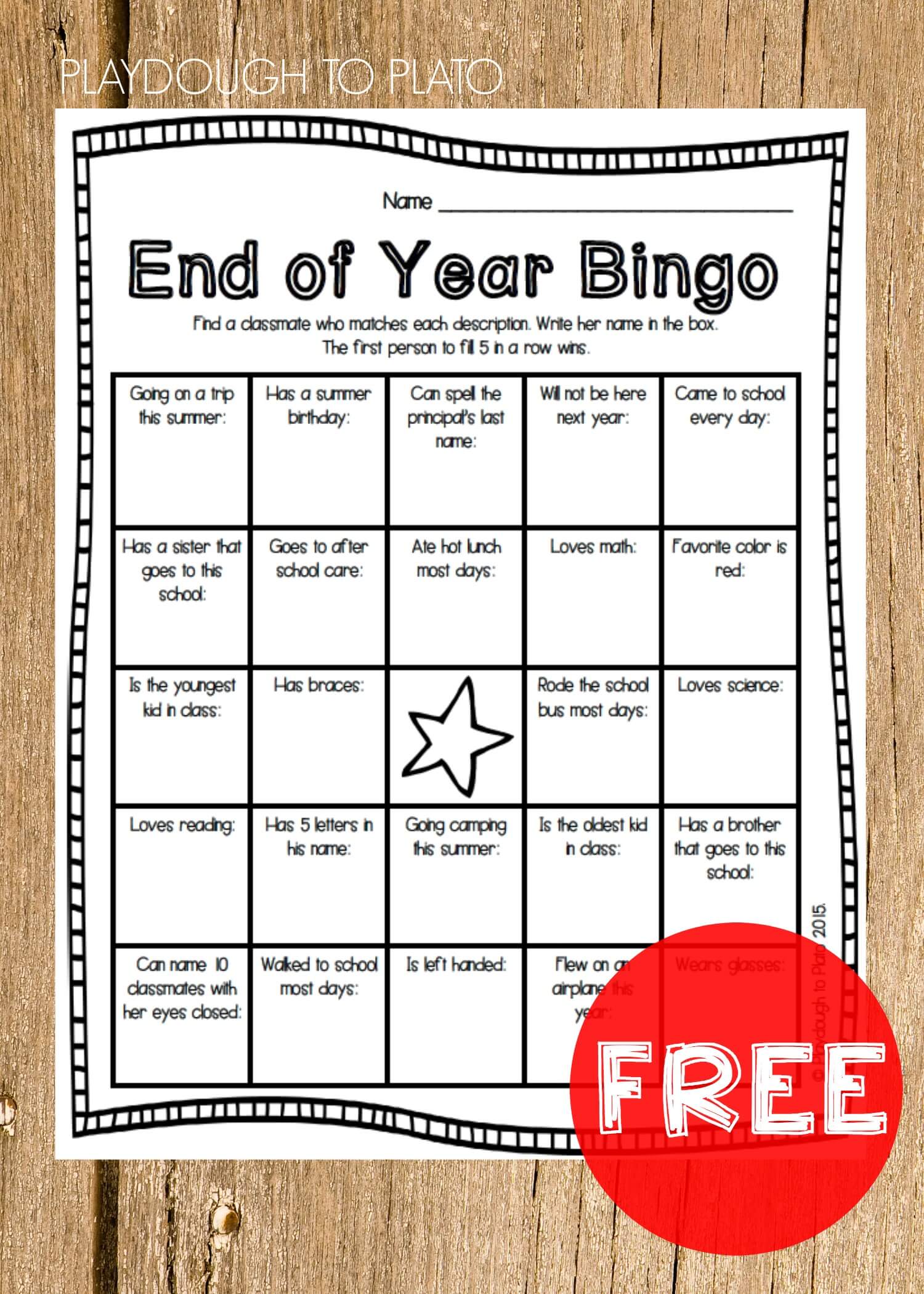 15 Awesome End of the Year Activities - Playdough To Plato