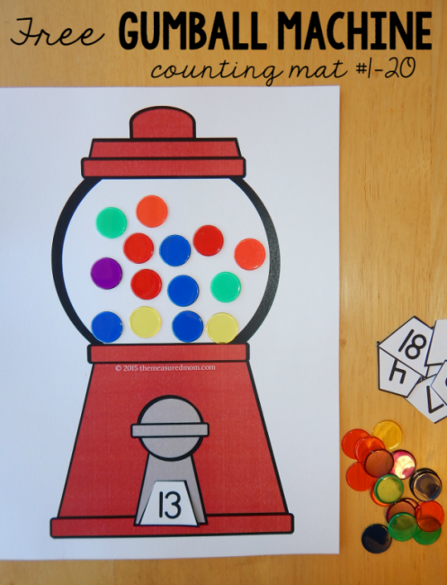 15 Clever Counting Cards - Playdough To Plato