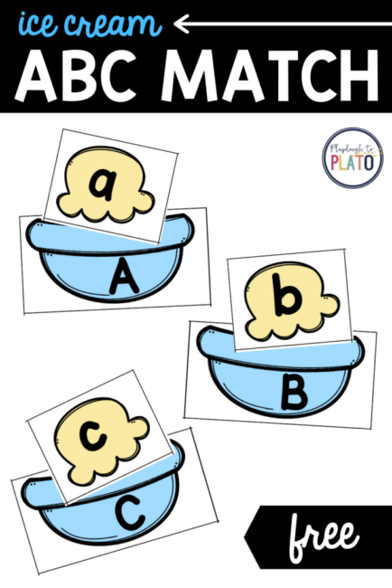 Free Ice Cream Blend Puzzles - Playdough To Plato