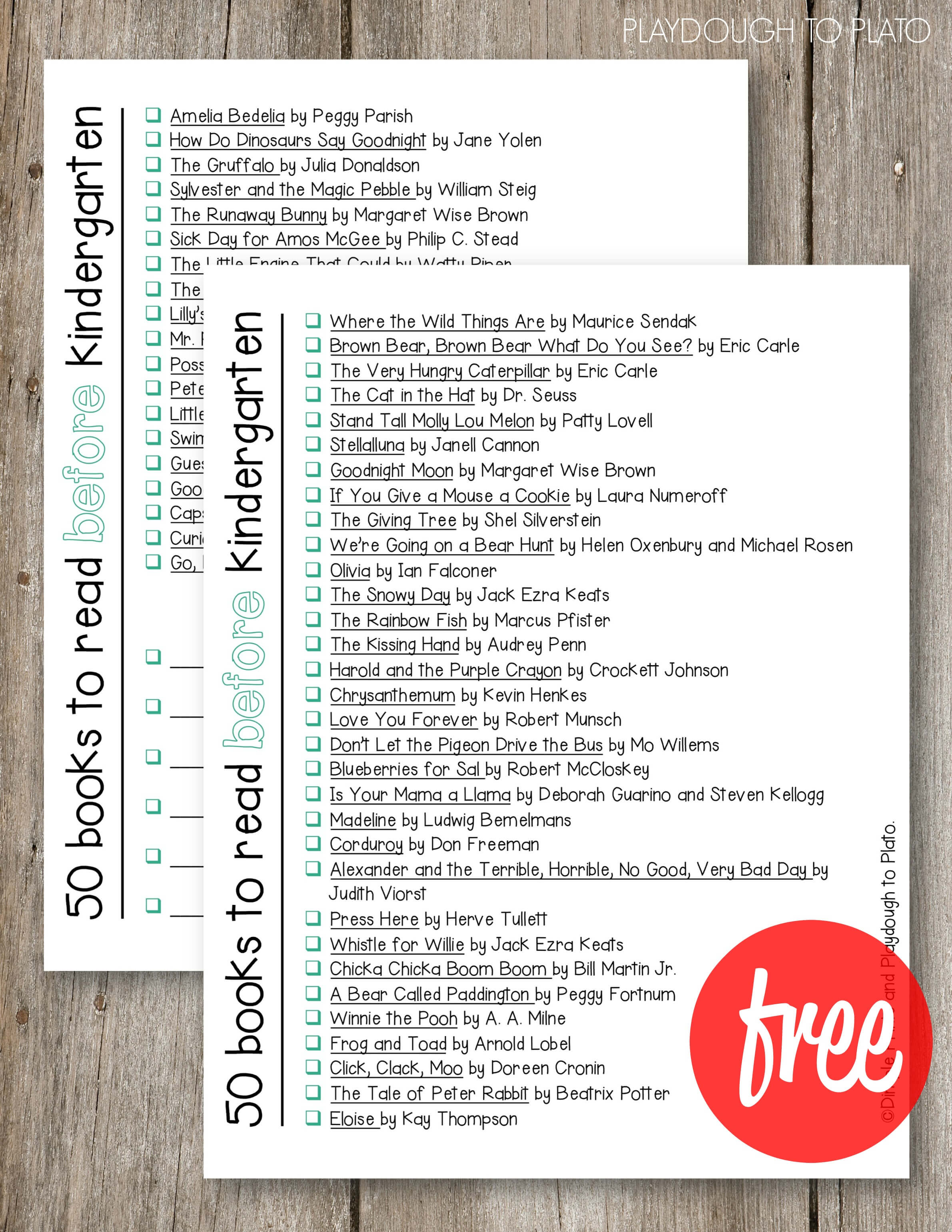 50 Books To Read Before Kindergarten Playdough To Plato 50 Books To Read Before Kindergarten Playdough To Plato