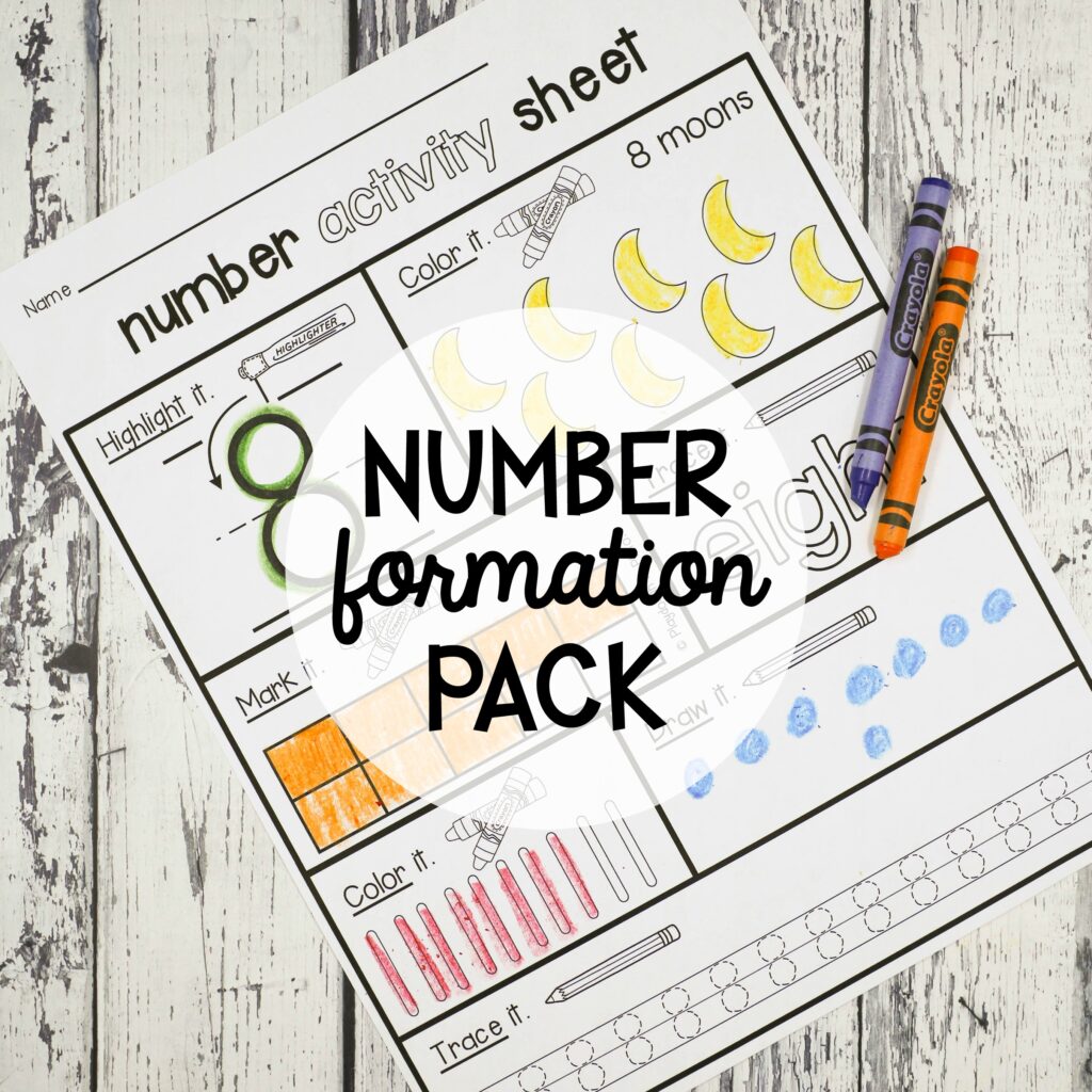 Number Formation Pack - Playdough To Plato