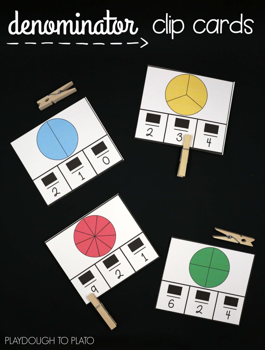 Fraction Activity Pack - Playdough To Plato
