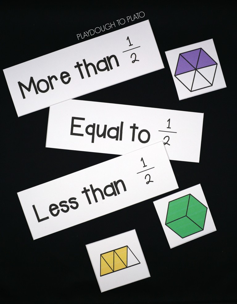 Fraction Activity Pack - Playdough To Plato