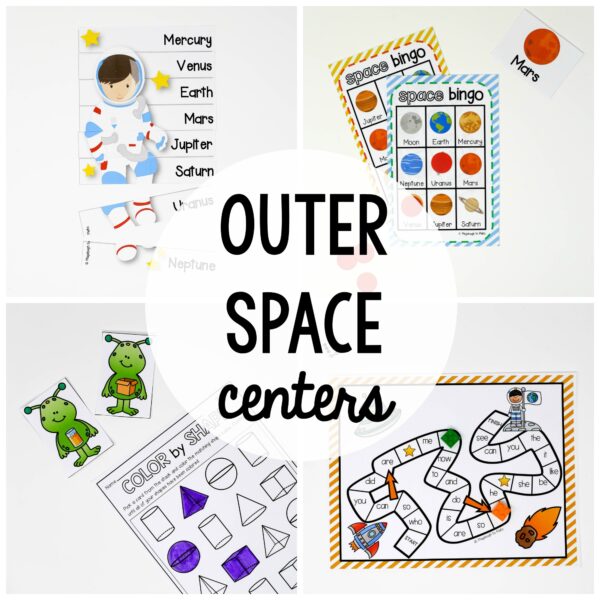 Outer Space Activity Pack - Playdough To Plato