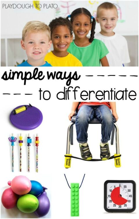 15 Simple Ways to Differentiate - Playdough To Plato