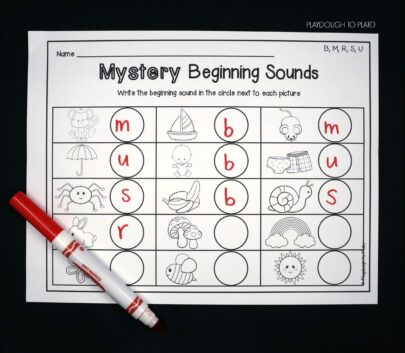 Must-Play Beginning Sound Games - Playdough To Plato