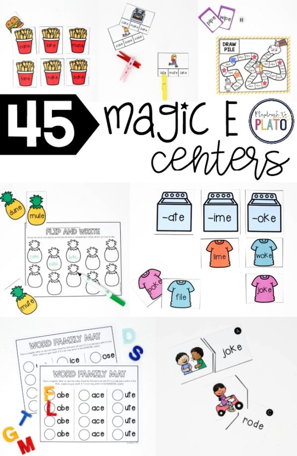 45 Motivating Magic E Centers - Playdough To Plato