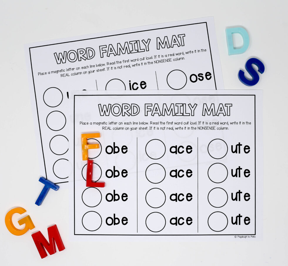 Magic E Centers - Playdough To Plato