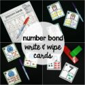 Addition Write and Wipe Cards - Playdough To Plato