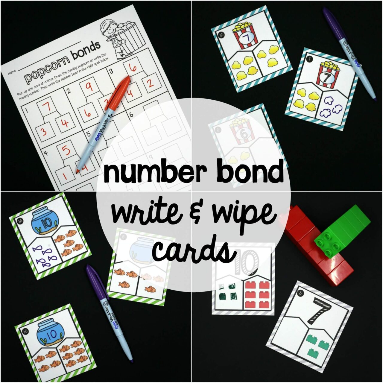 Number Bond Activity Pack - Playdough To Plato