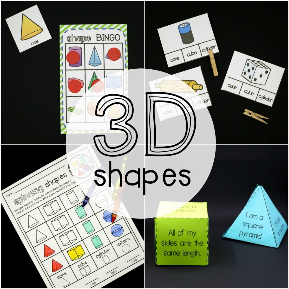 3D Shape Activities - Playdough To Plato