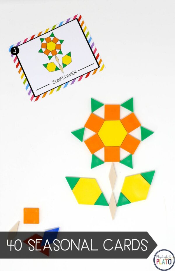 STEM Challenge: Pattern Blocks - Playdough To Plato