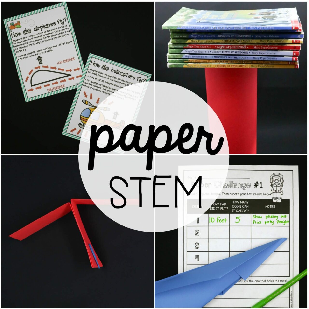 STEM Challenge: Build with Paper - Playdough To Plato