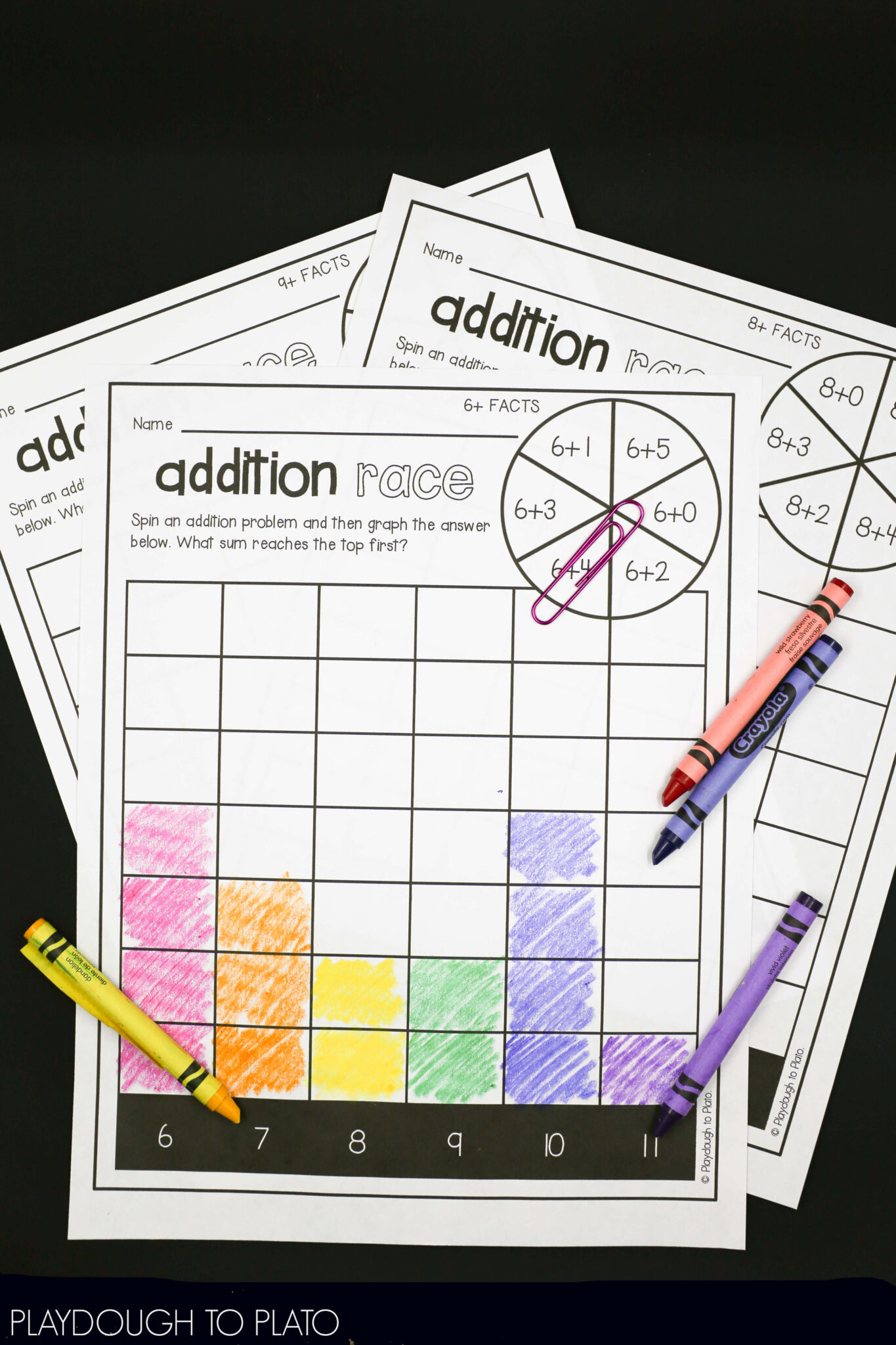 Addition Fact Fluency - Playdough To Plato