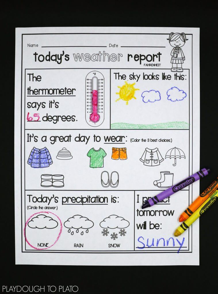 Weather Activities Kids Love Playdough To Plato Weather Activities Kids Love Playdough To Plato
