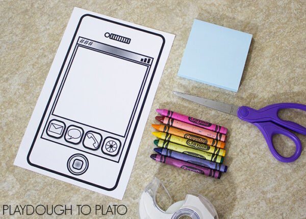 Cell Phone Sight Words - Playdough To Plato