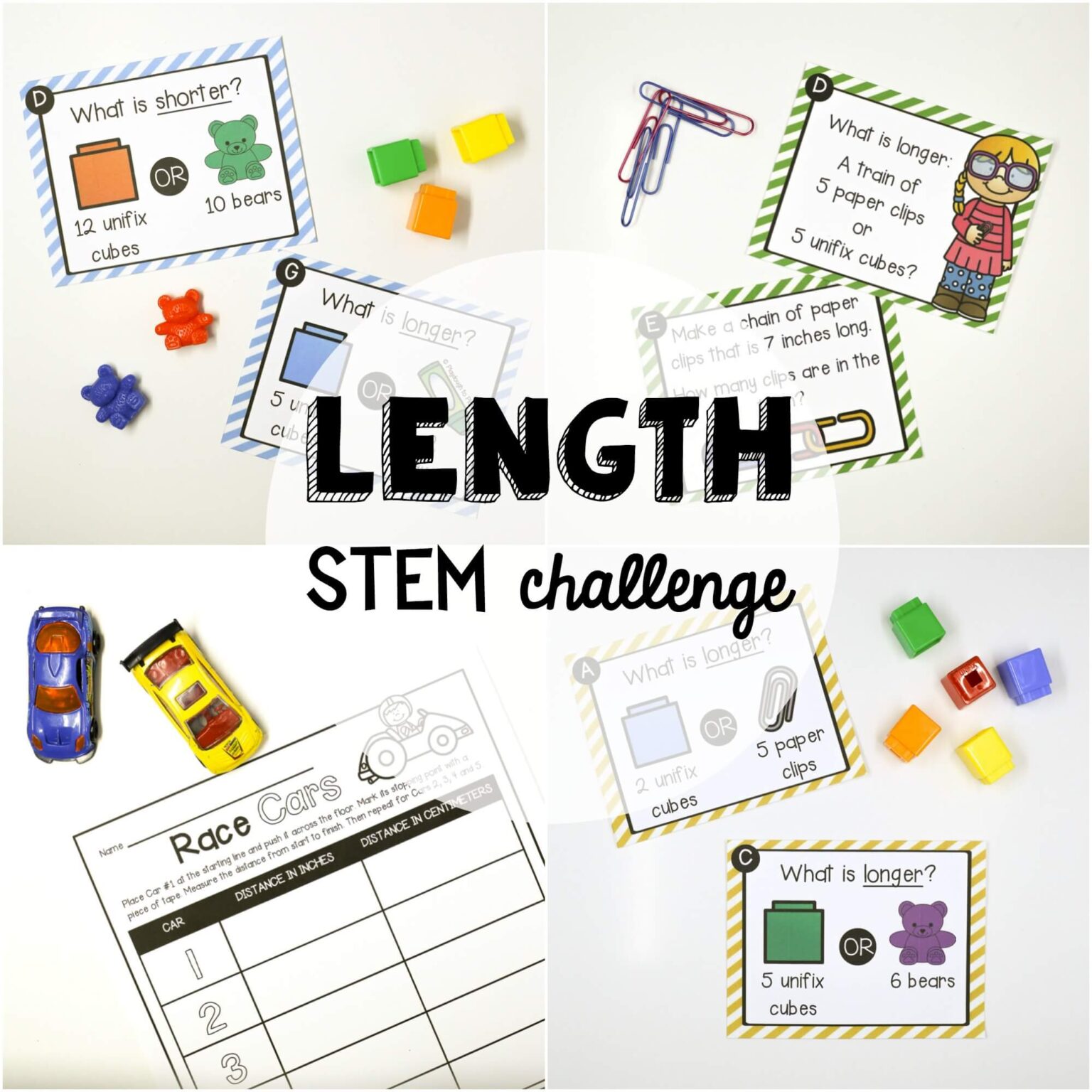 STEM Challenge: Linear Measurement - Playdough To Plato