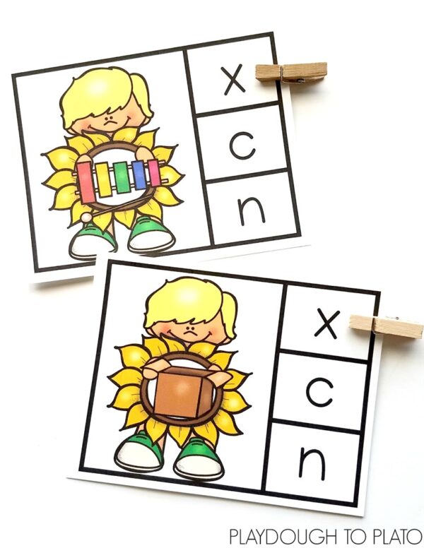 Beginning Sound Clip Cards - Playdough To Plato