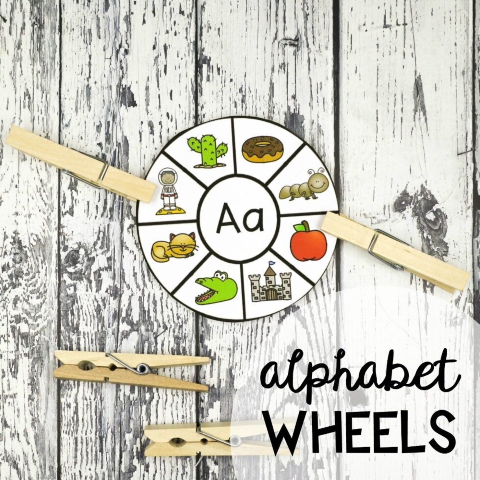 Letter Sound Wheels - Playdough To Plato