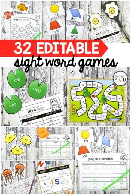 Sight Word Pancakes - Playdough To Plato