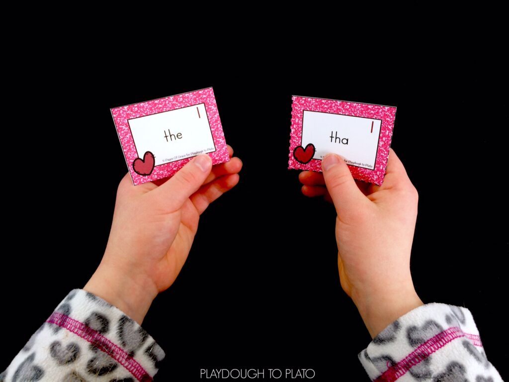 Valentine Sight Word Sort - Playdough To Plato