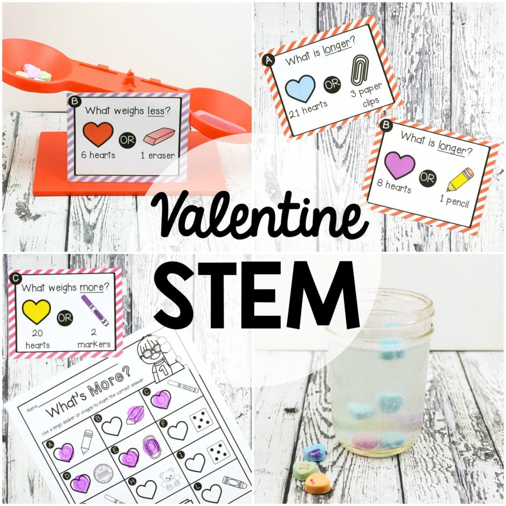 Valentine's Day STEM Challenges - Playdough To Plato