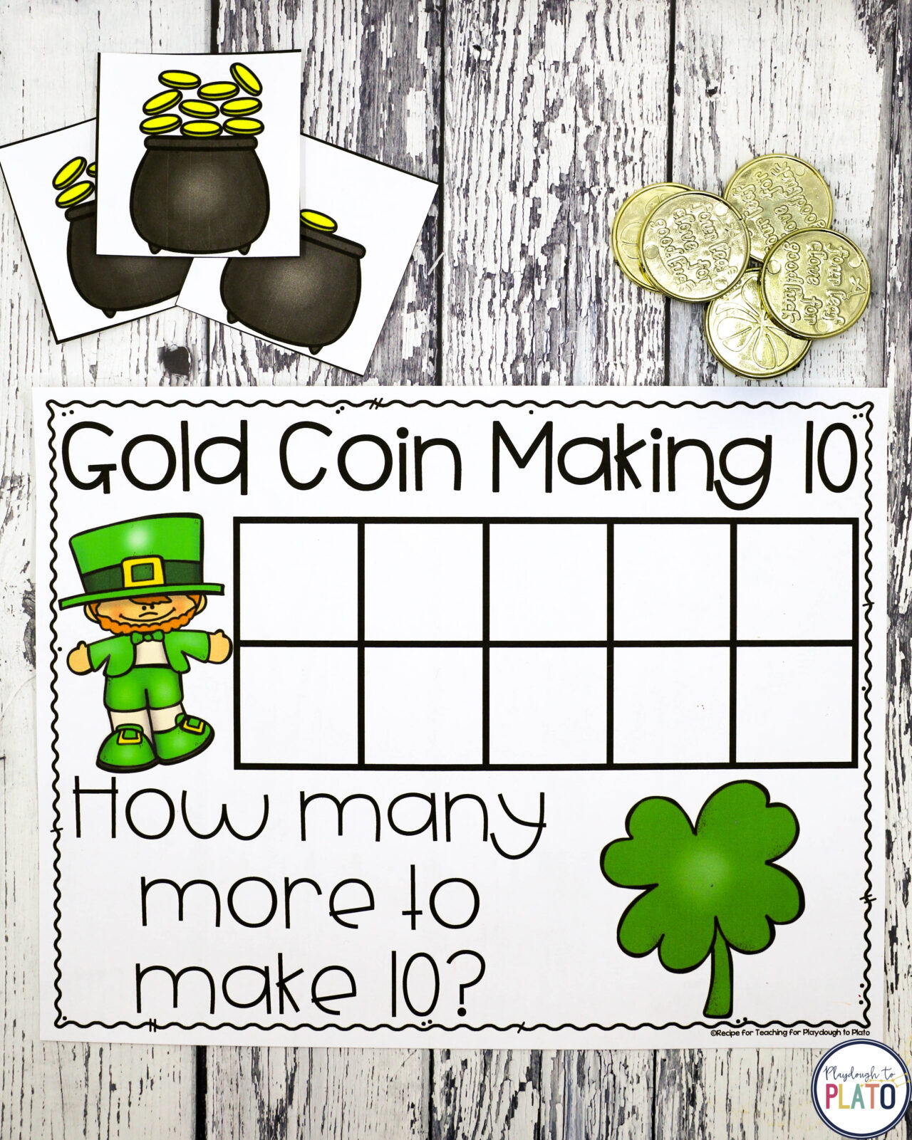 Leprechaun Making 10 - Playdough To Plato