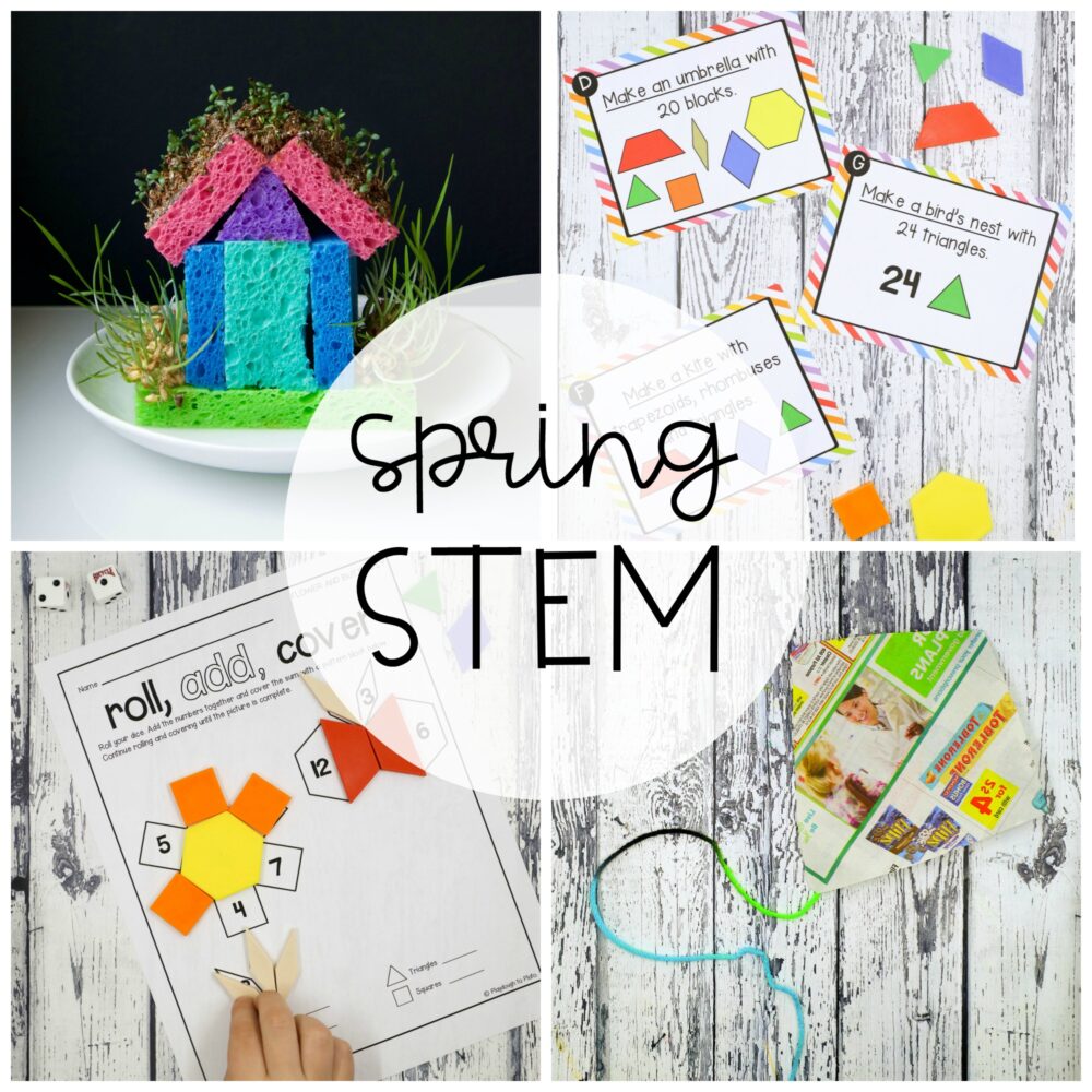 Spring STEM Challenges - Playdough To Plato