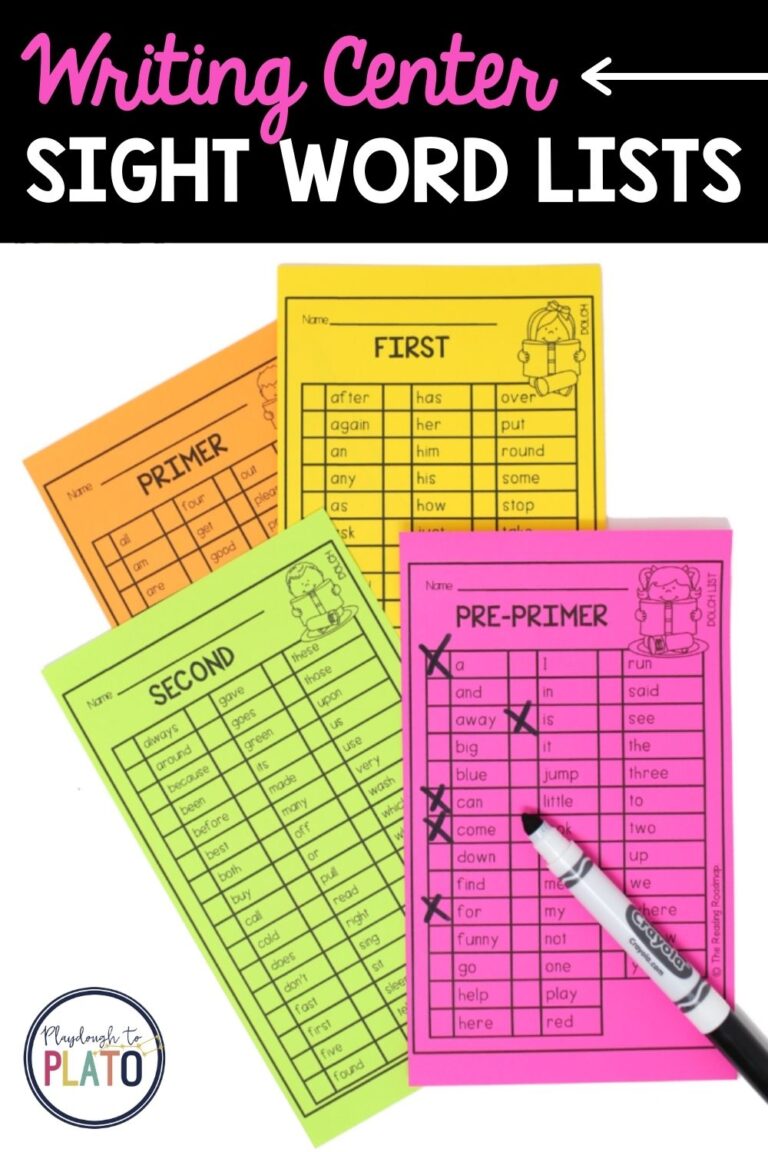 Writing Center Starter Kit - Playdough To Plato