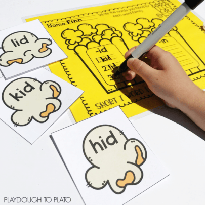 Popcorn Word Families - Playdough To Plato