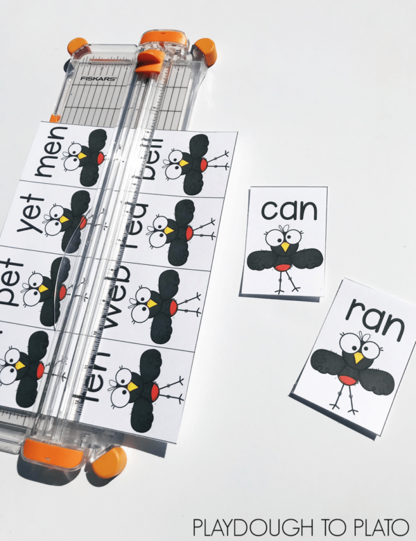 Fall Short Vowel Sort - Playdough To Plato