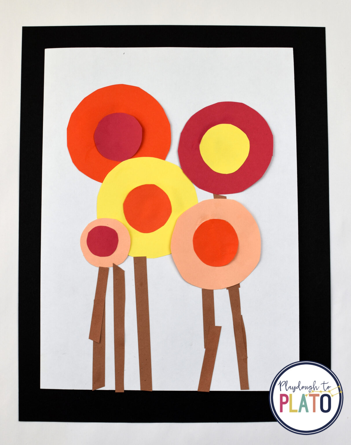 Circle Trees - Playdough To Plato