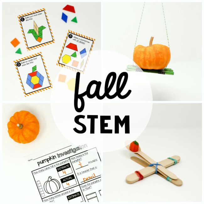 Fall STEM Challenges - Playdough To Plato