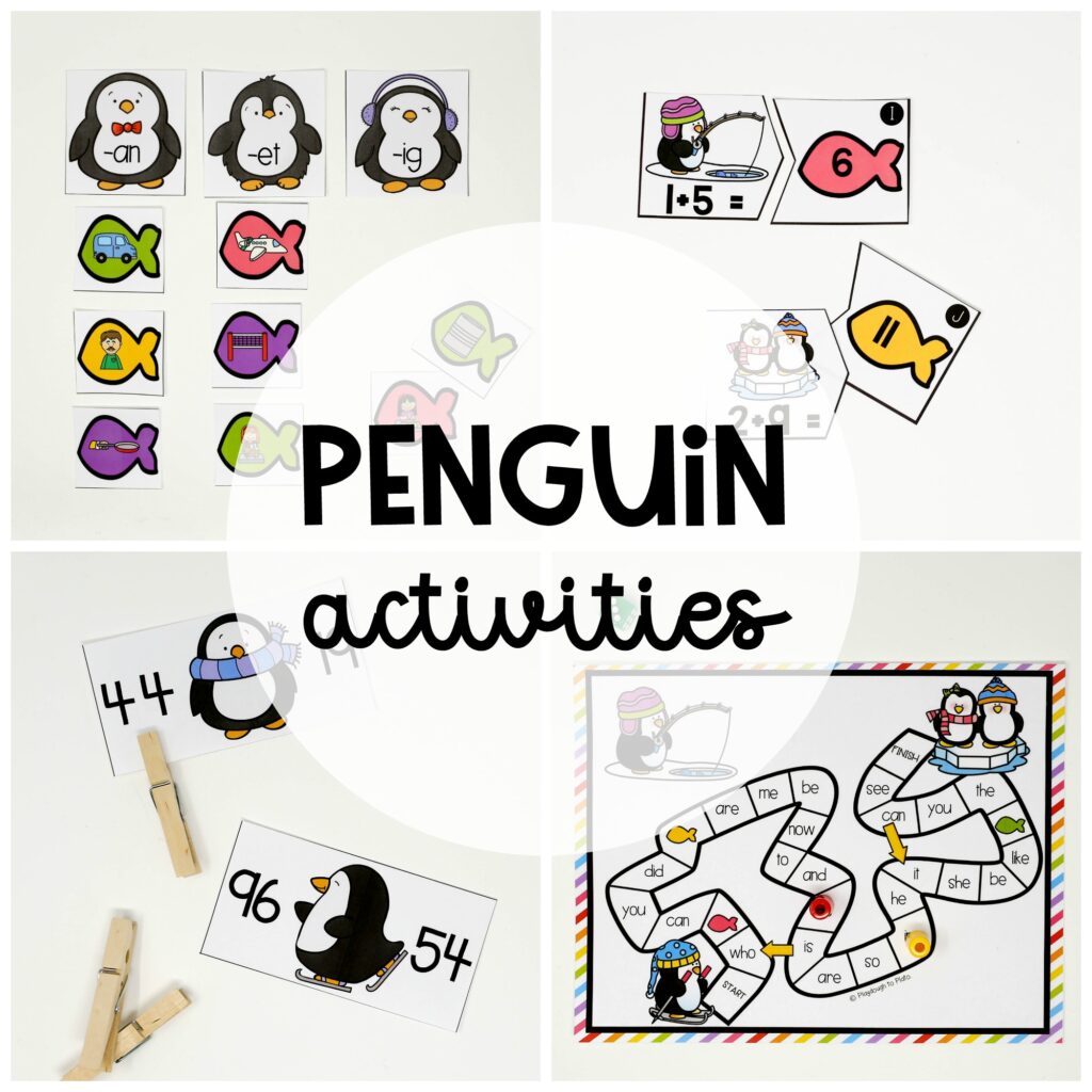 Penguin Activities - Playdough To Plato