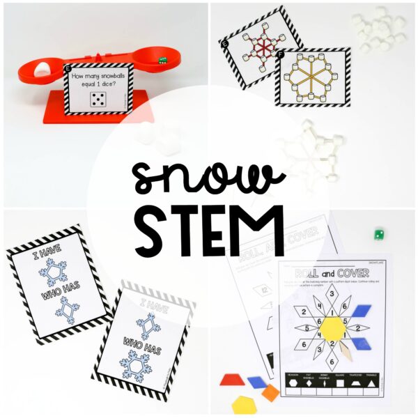 Snow STEM Challenges - Playdough To Plato