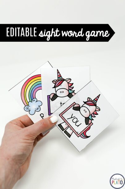 Rainbow and Unicorn Centers - Playdough To Plato