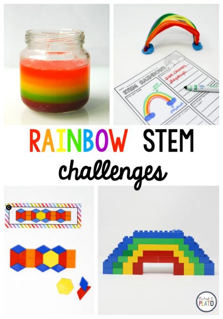 Rainbow + Unicorn Centers - Playdough To Plato